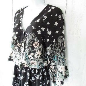 Umgee | Pants & Jumpsuits | Bluheaven By Umgee Jumpsuit Floral Wide Leg ...